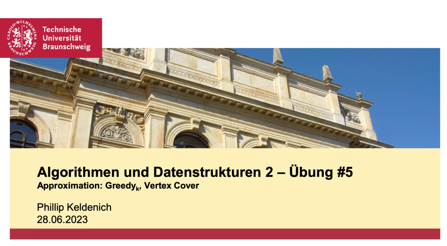 Algorithmen und Datenstrukturen 2 – Sommersemester 2023